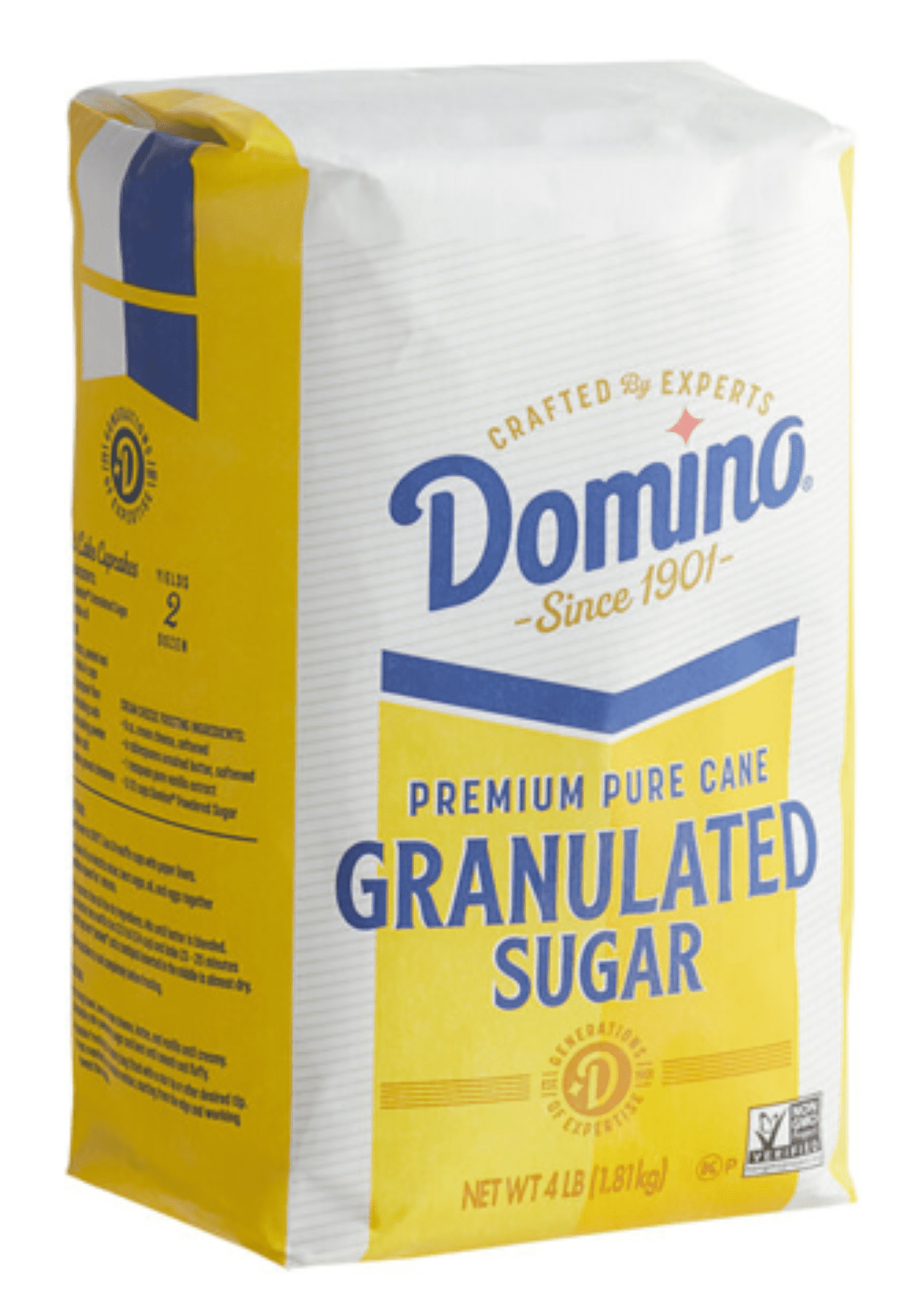 Domino® Premium Pure Cane Granulated Sugar, 4 lb - Pack of 1 - Walmart.com