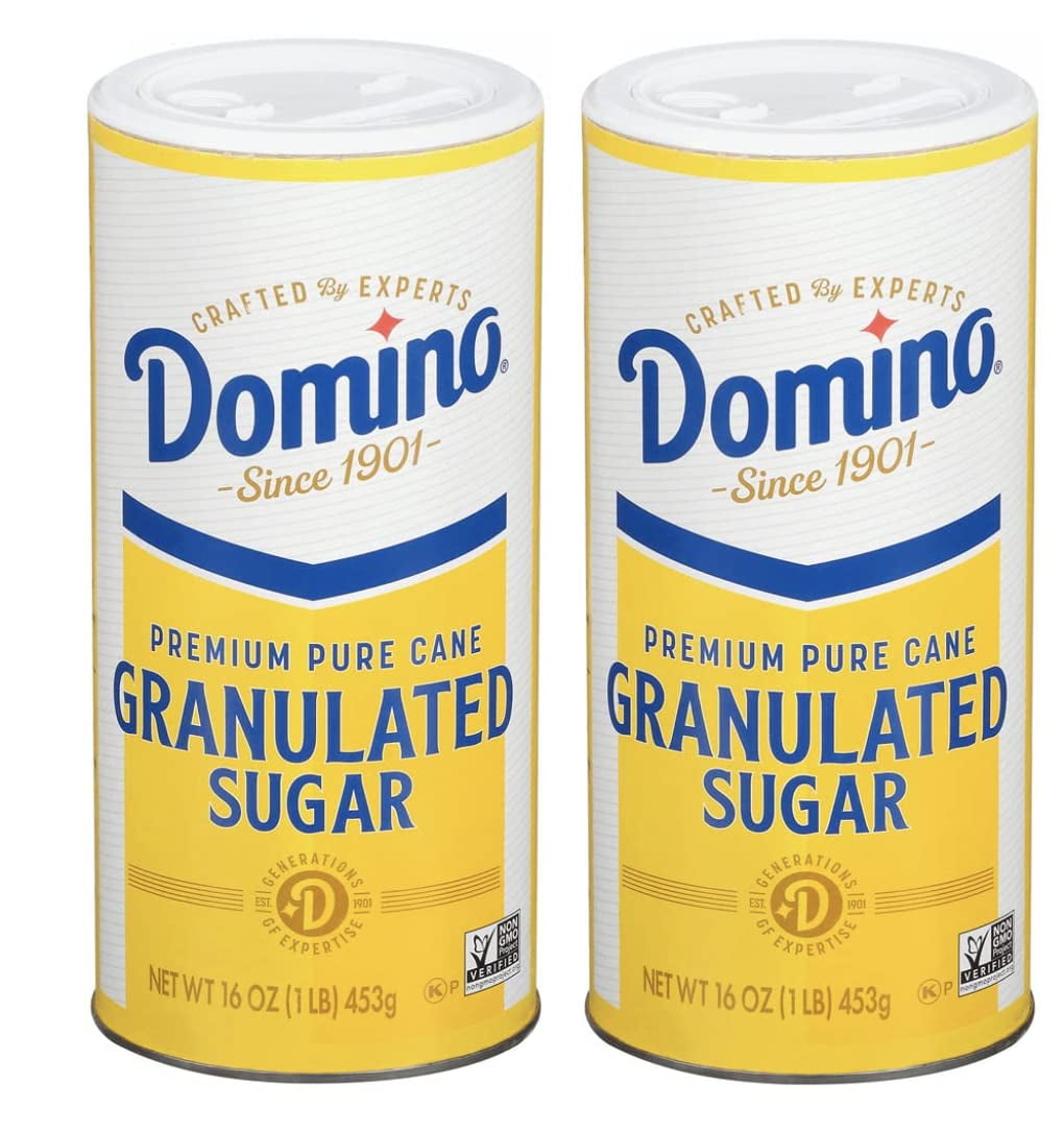 Domino Pure Cane Granulated Sugar, Recloseable Easy Pour Top, 16 Ounce ...