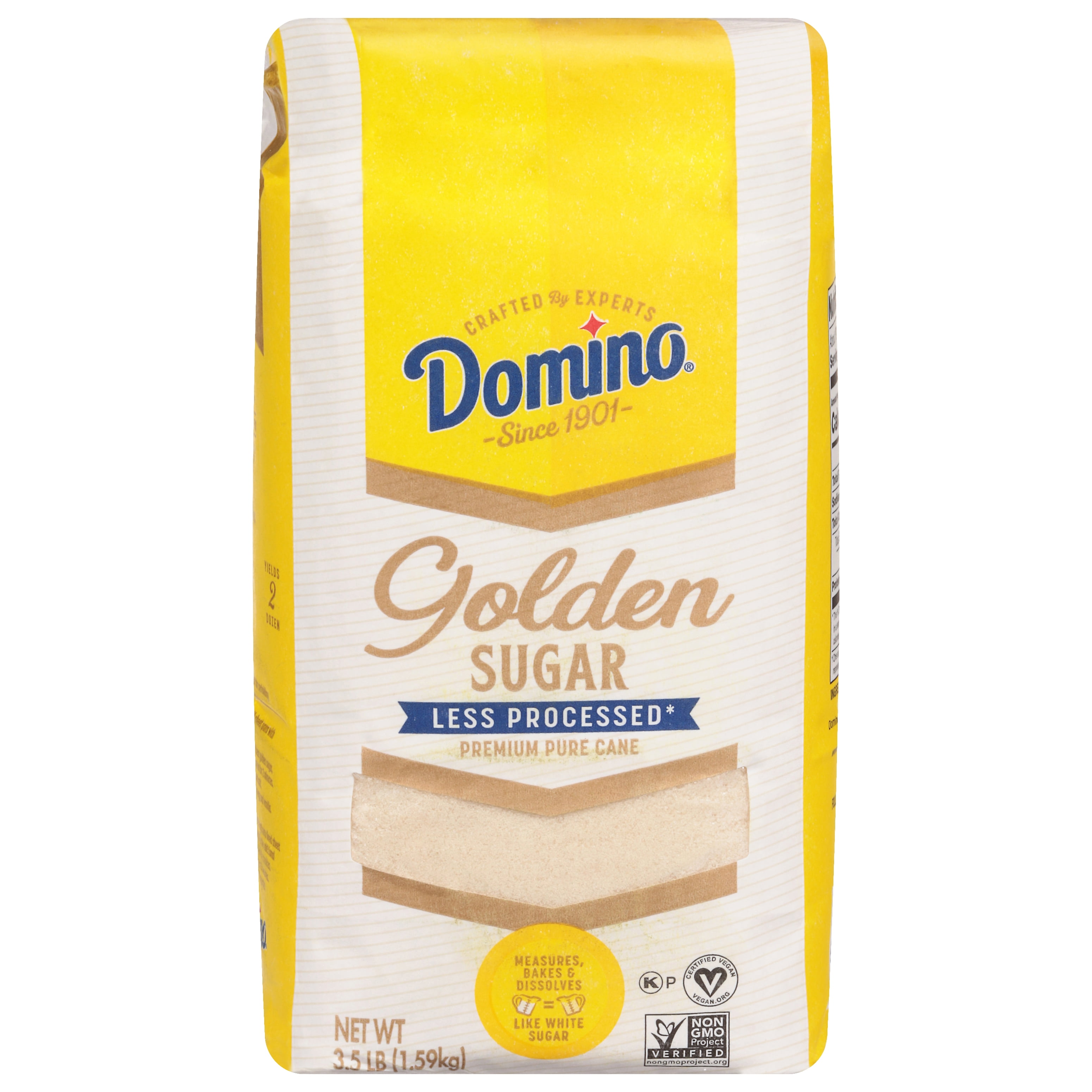 Domino Golden Granulated Cane Sugar 3.5 lb - Pure Cane Sugar with ...