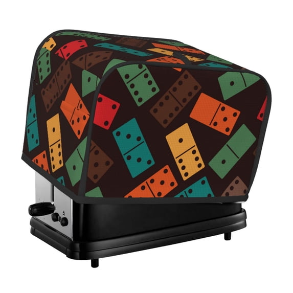 Domino Stones Dominoes Game Dice 2 Slice Toaster Cover Bread Maker Dust ...