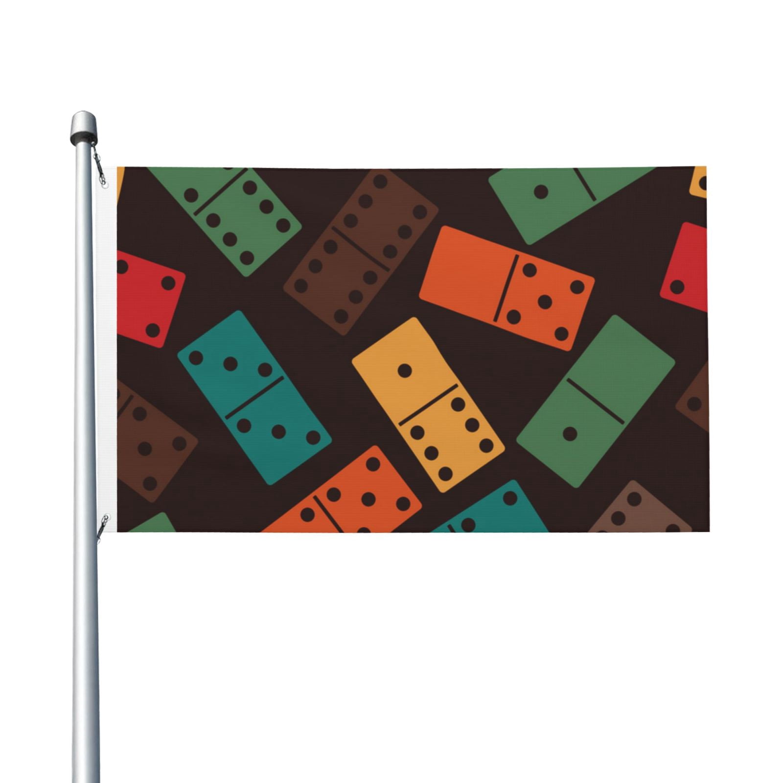 Domino Stones Dominoes Game Dice Flag 3X5 Ft Garden Yard House Flags ...