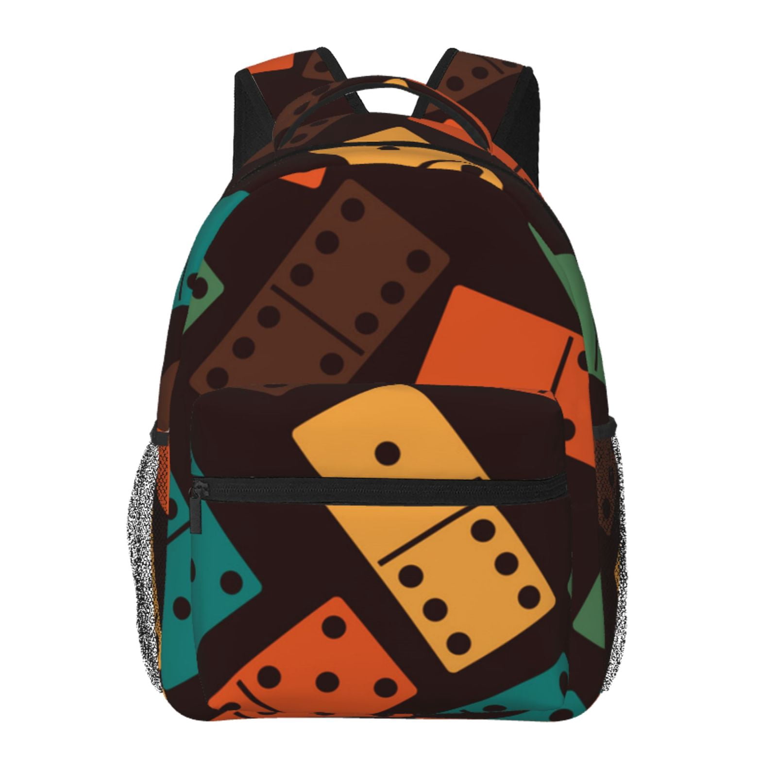 Domino Stones Dominoes Game Dice Laptop Backpack Travel Rucksack for ...