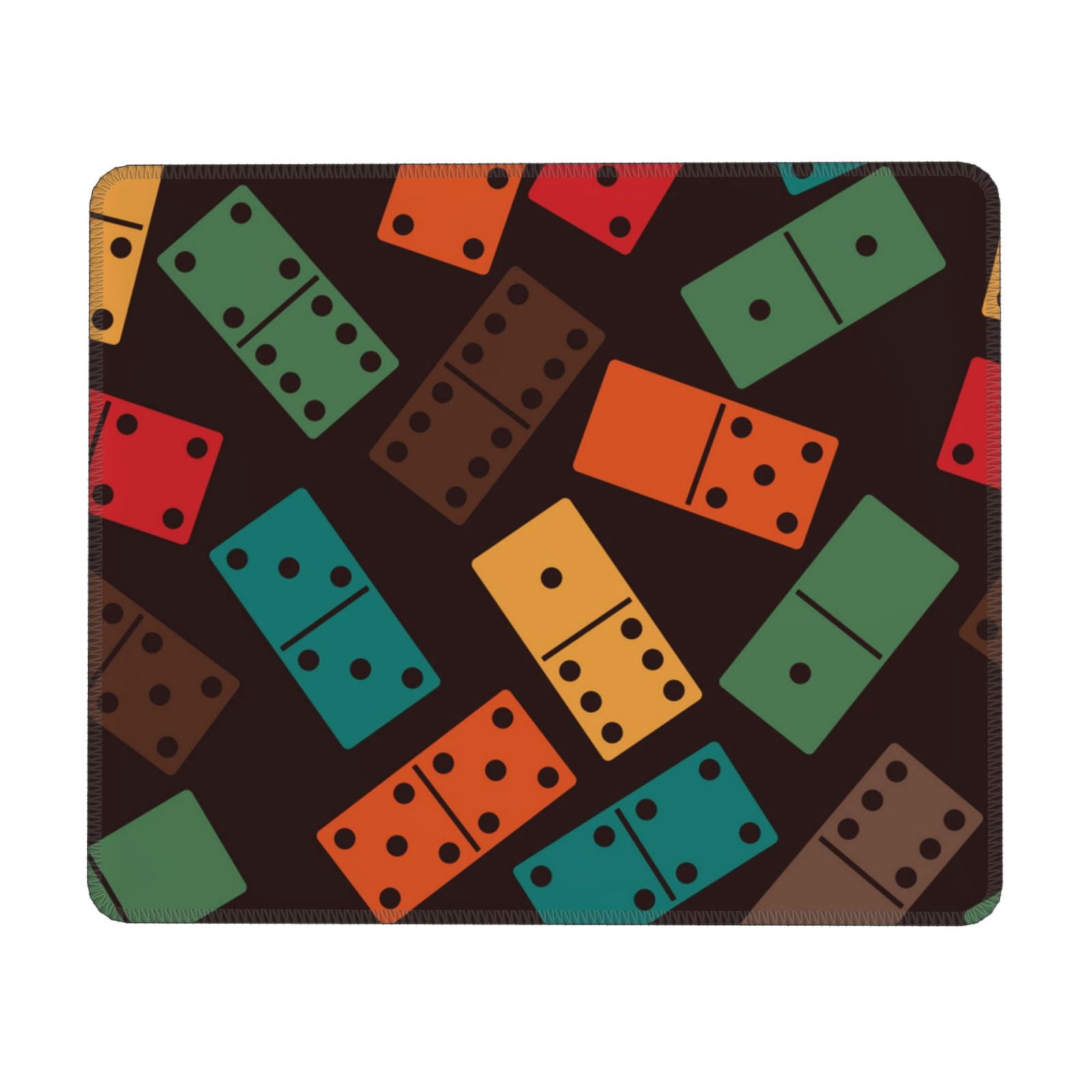 Domino Stones Dominoes Game Dice Mouse Pad Non-Slip Rubber Gaming ...