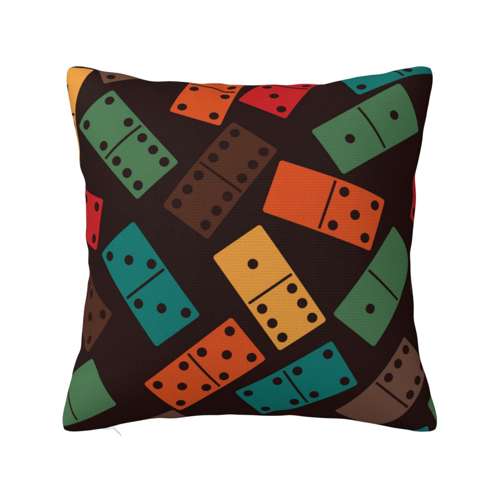 Domino Stones Dominoes Game Dice Pillow Cover Decorative Throw ...