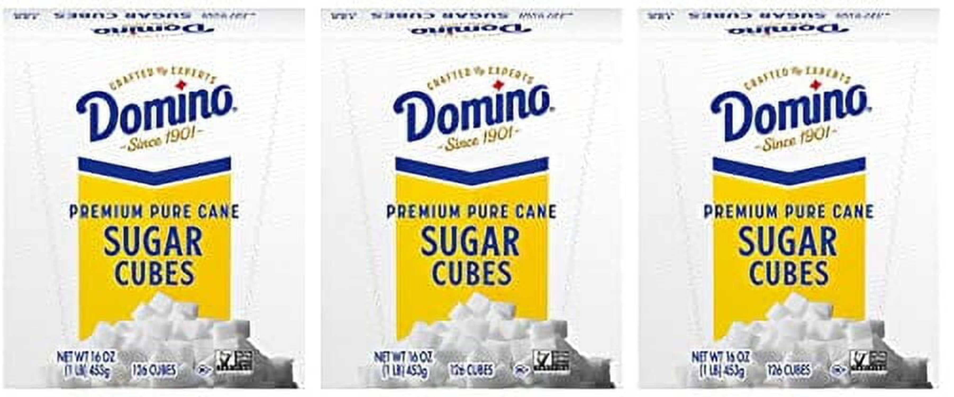 Domino Sugar Cubes Dots 1 lb (3 pack) 3 lb Total - Walmart.com