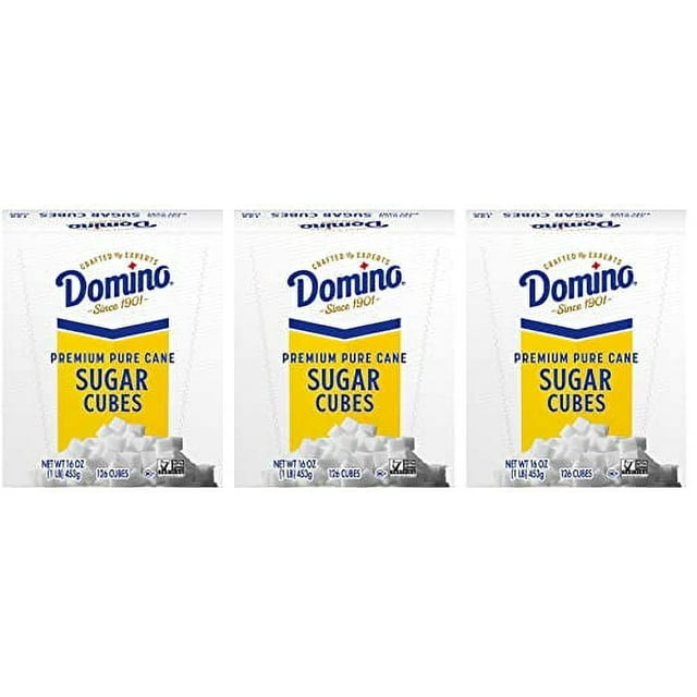 Domino Sugar Cubes Dots 1 lb (3 pack) 3 lb Total - Walmart.com