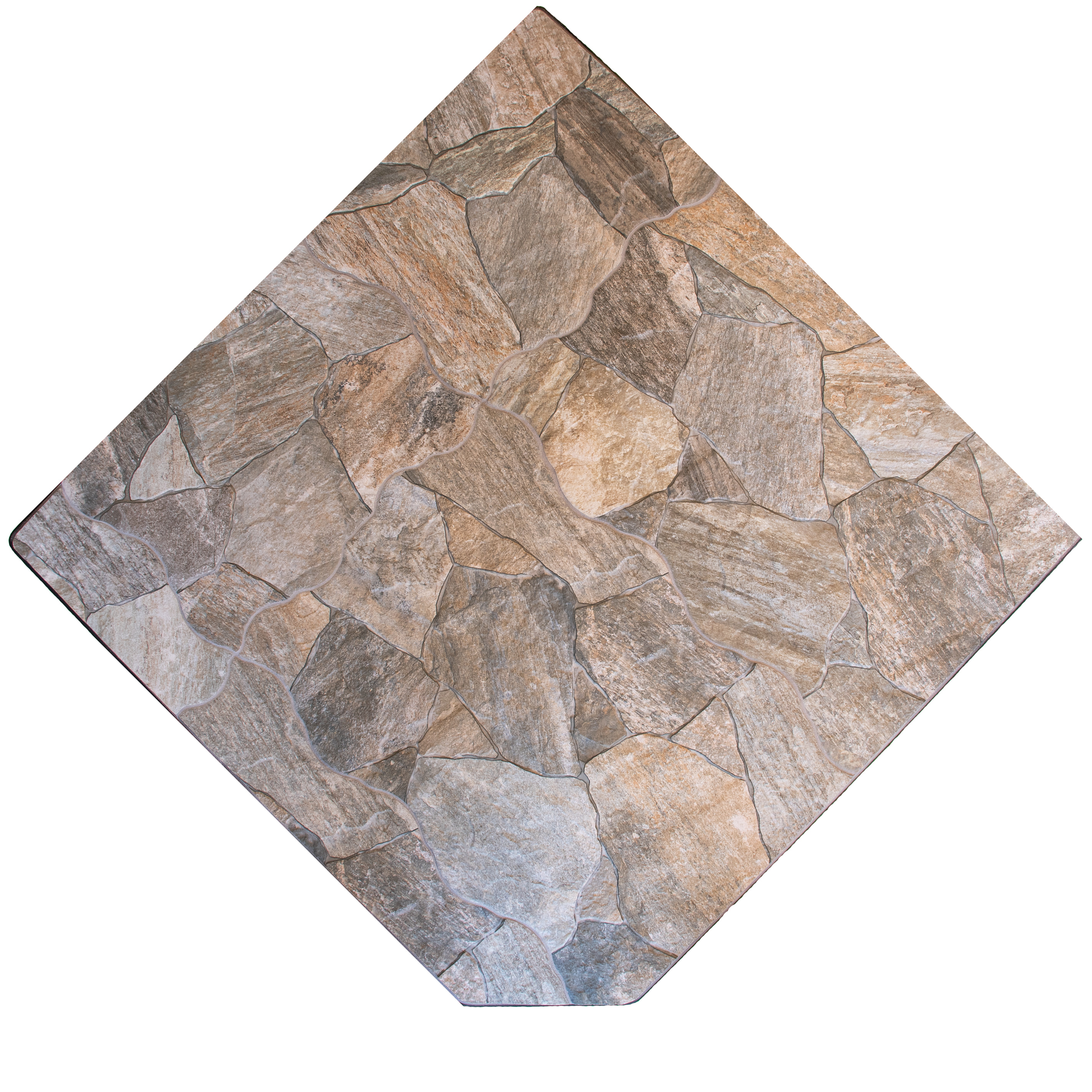 Dominus Heat Corner Hearth Pad -Great Lakes Stone - Walmart.com