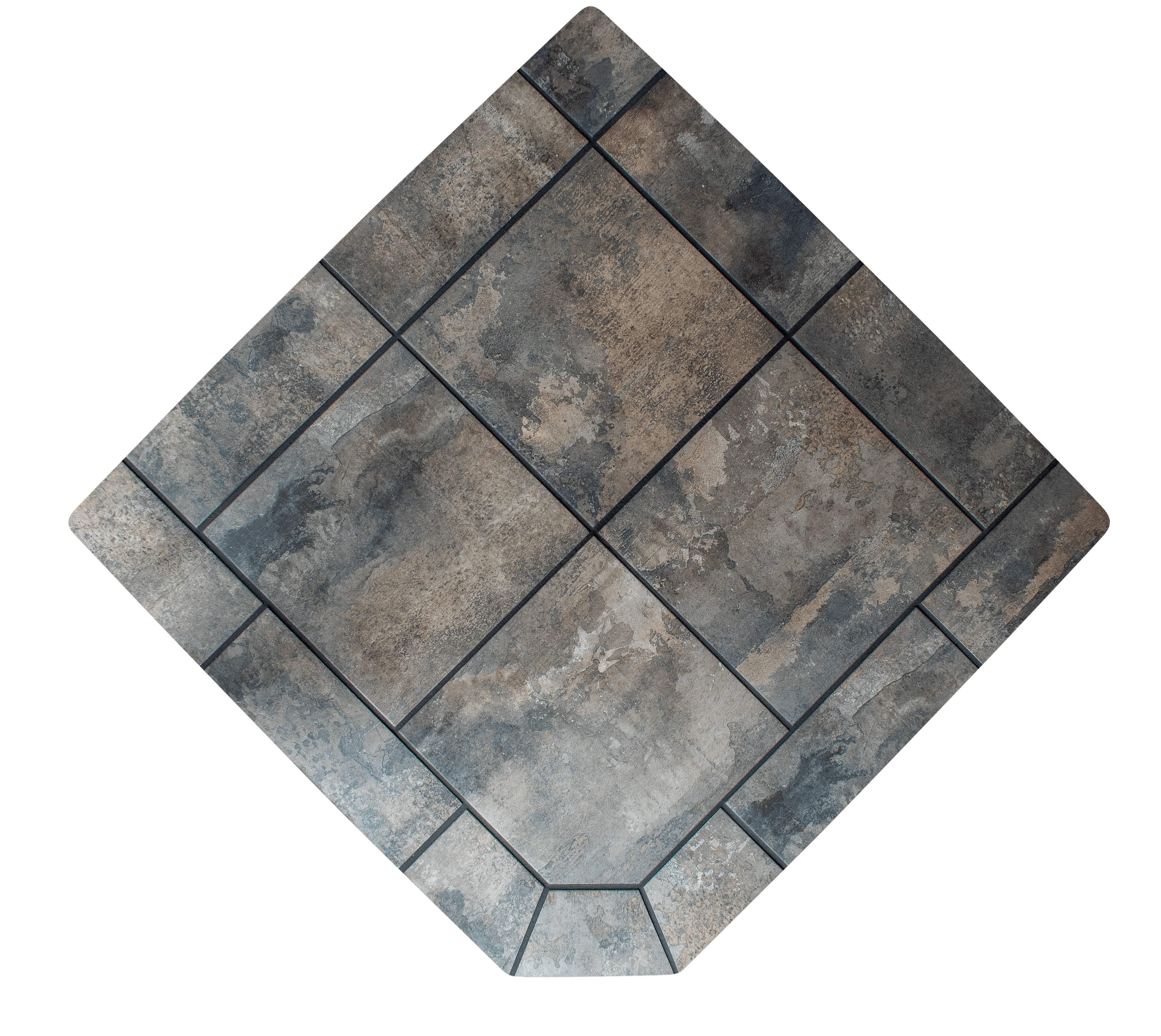 Dominus Heat Corner Hearth Pad - Navajo Nero - Walmart.com