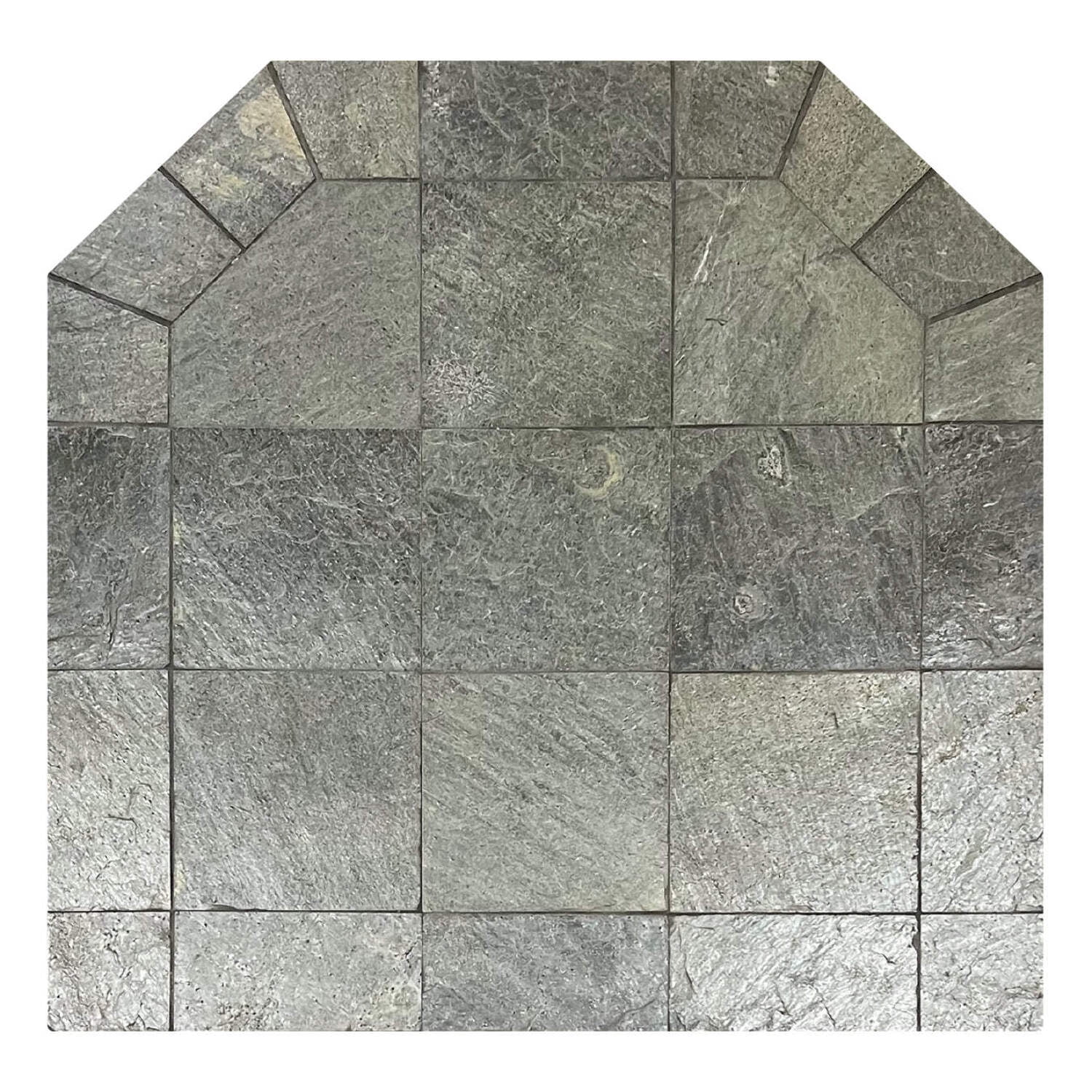 Dominus Heat Flat Wall Hearth Pad - Natural Silver Slate - Walmart.com