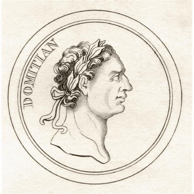 Domitian Titus Flavius Domitianus 51Ad - 96Ad Roman Emperor Last of The ...