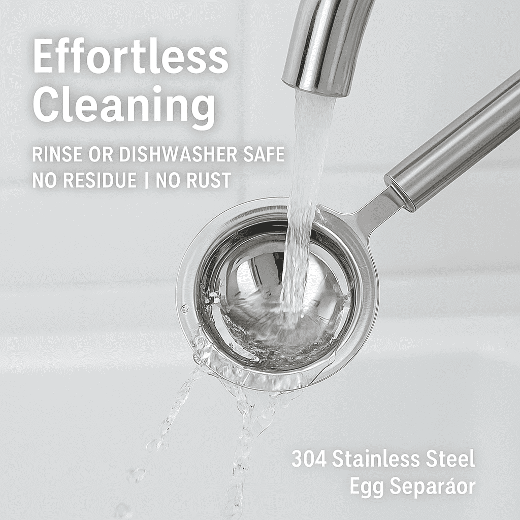 304 Stainless Steel Egg Separator | Quick & Easy Separation! yolk ...