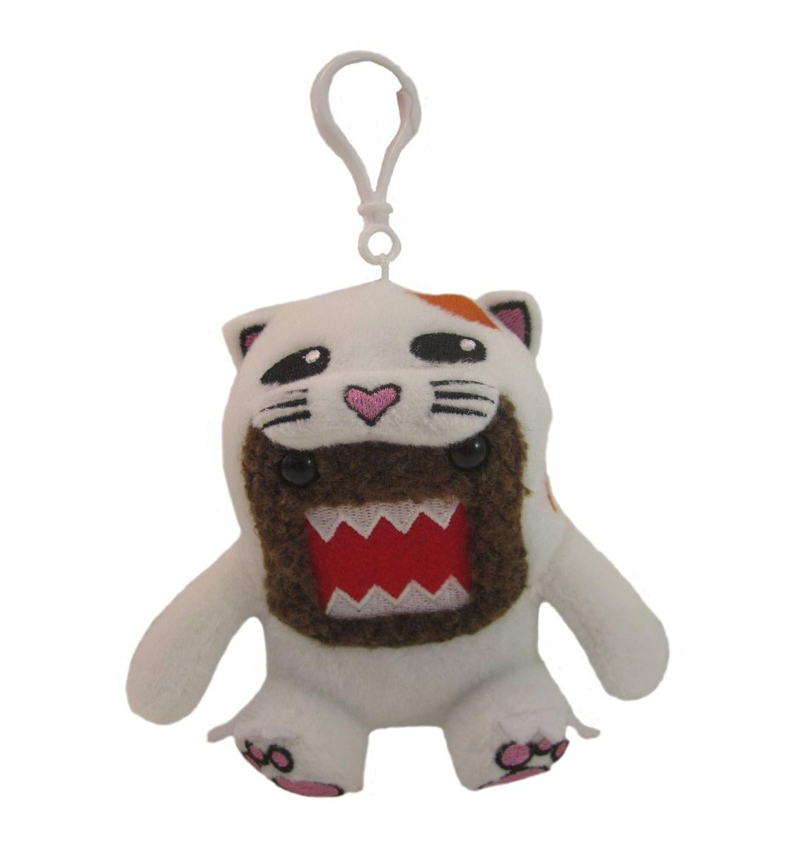 Domo 4" Plush Clip On: White Cat Domo - Walmart.com