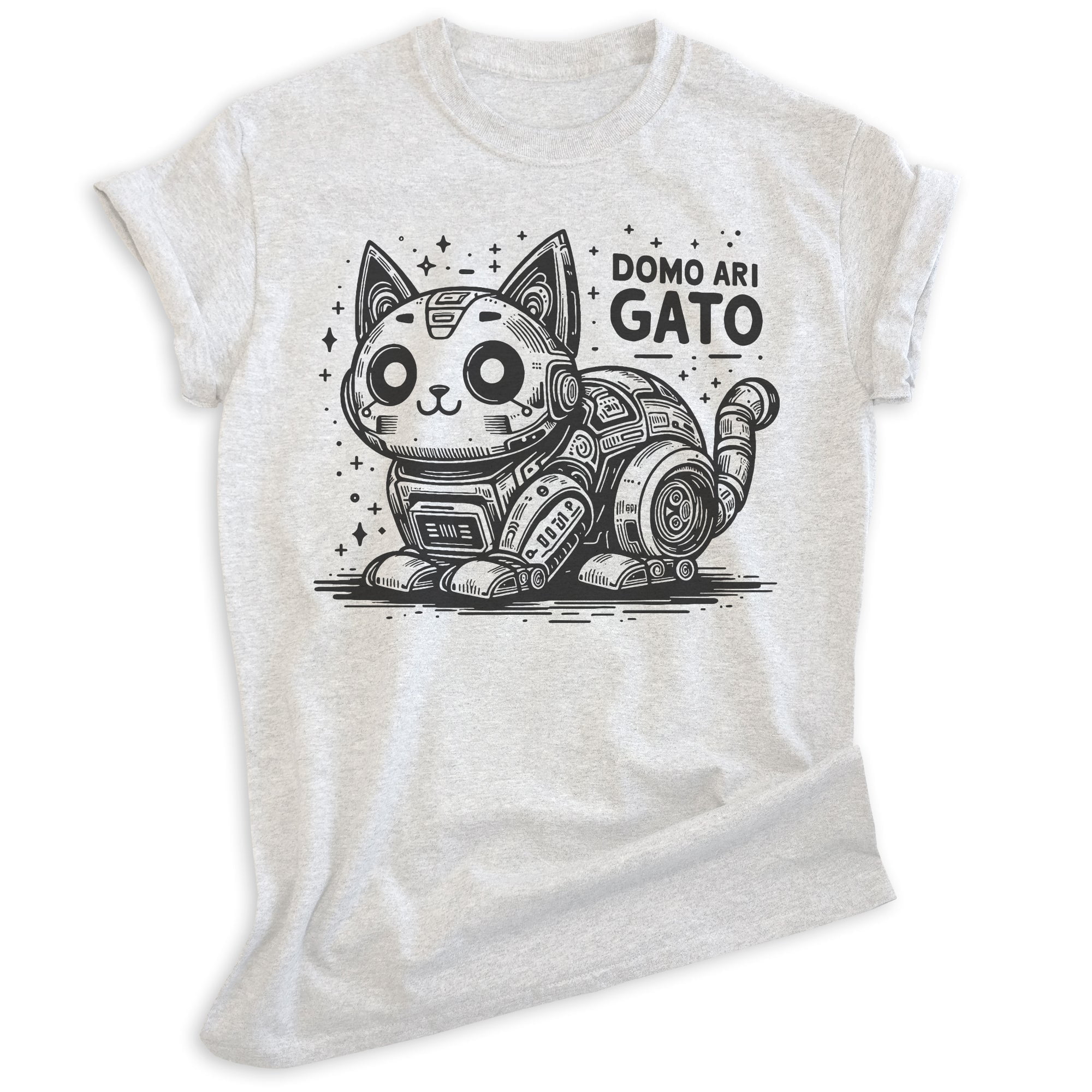 Domo Arigato Cat T-shirt, Unisex Women's Men's Shirt, Cat Robot Kitten Kitty Roboto Cute ...