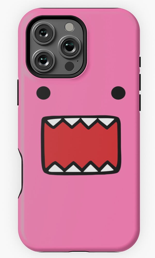 Domo Character Cute Art Phone Case Compatible with iPhone 11 to 16 Pro ...