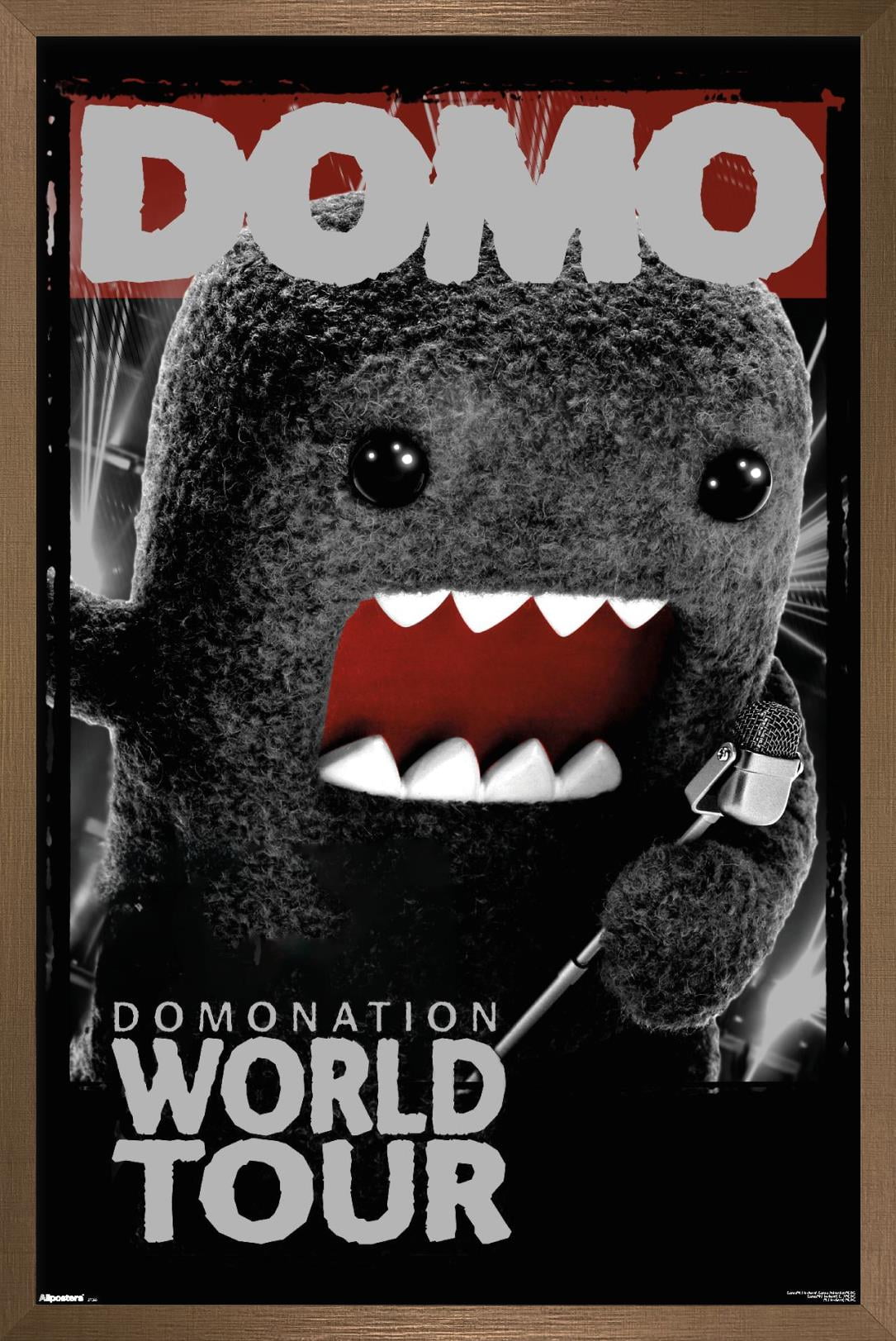 Domo - Domonation World Tour Wall Poster, 22.375" x 34" Framed ...