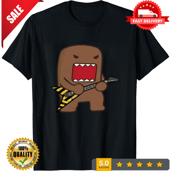 Domo Kun Classic T-Shirt for men Vintage Tee Shirt Short Sleeve Round ...