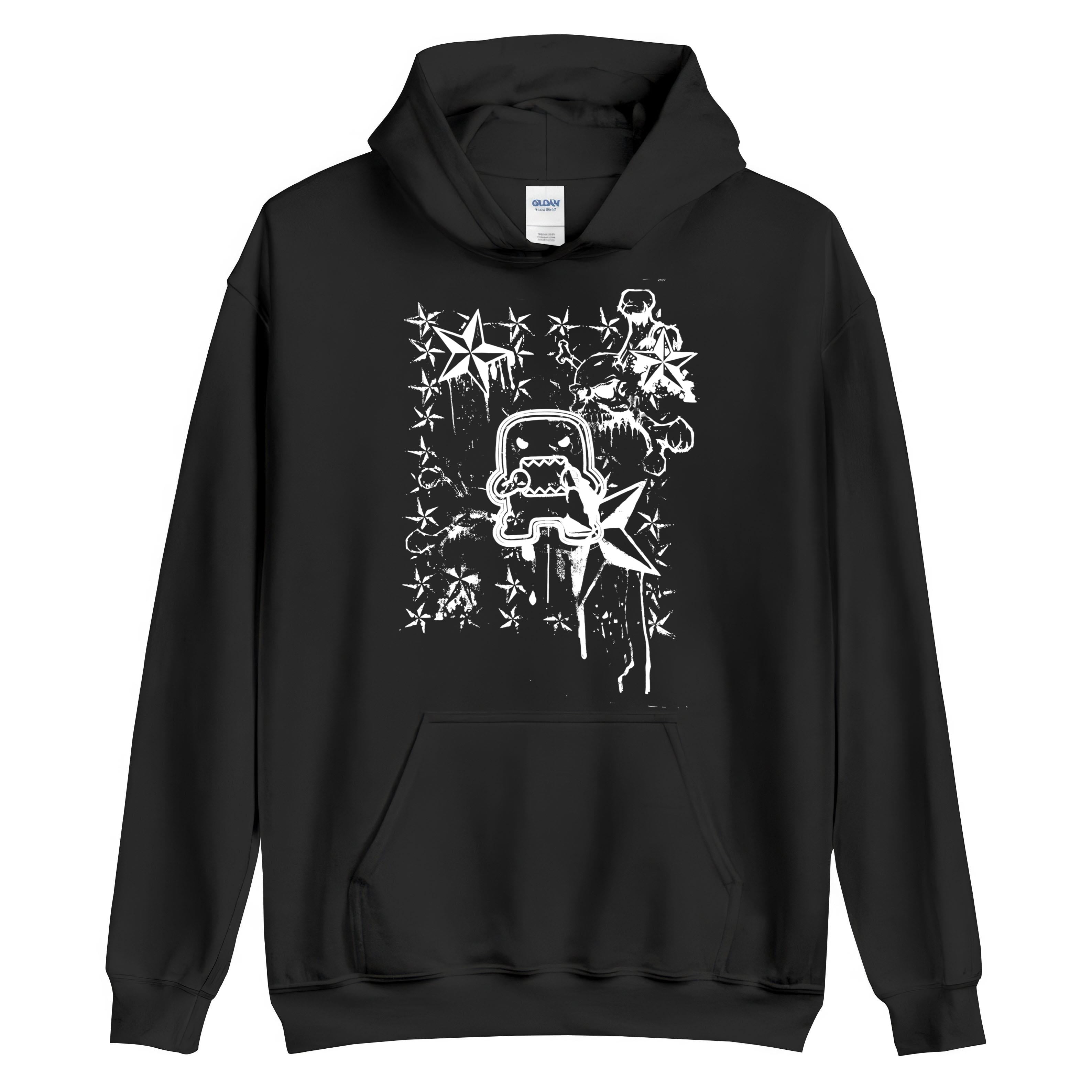 Domo Kun Grunge Y2K Style T Shirt Tapout Emo Goth Hello Kitty Amity ...