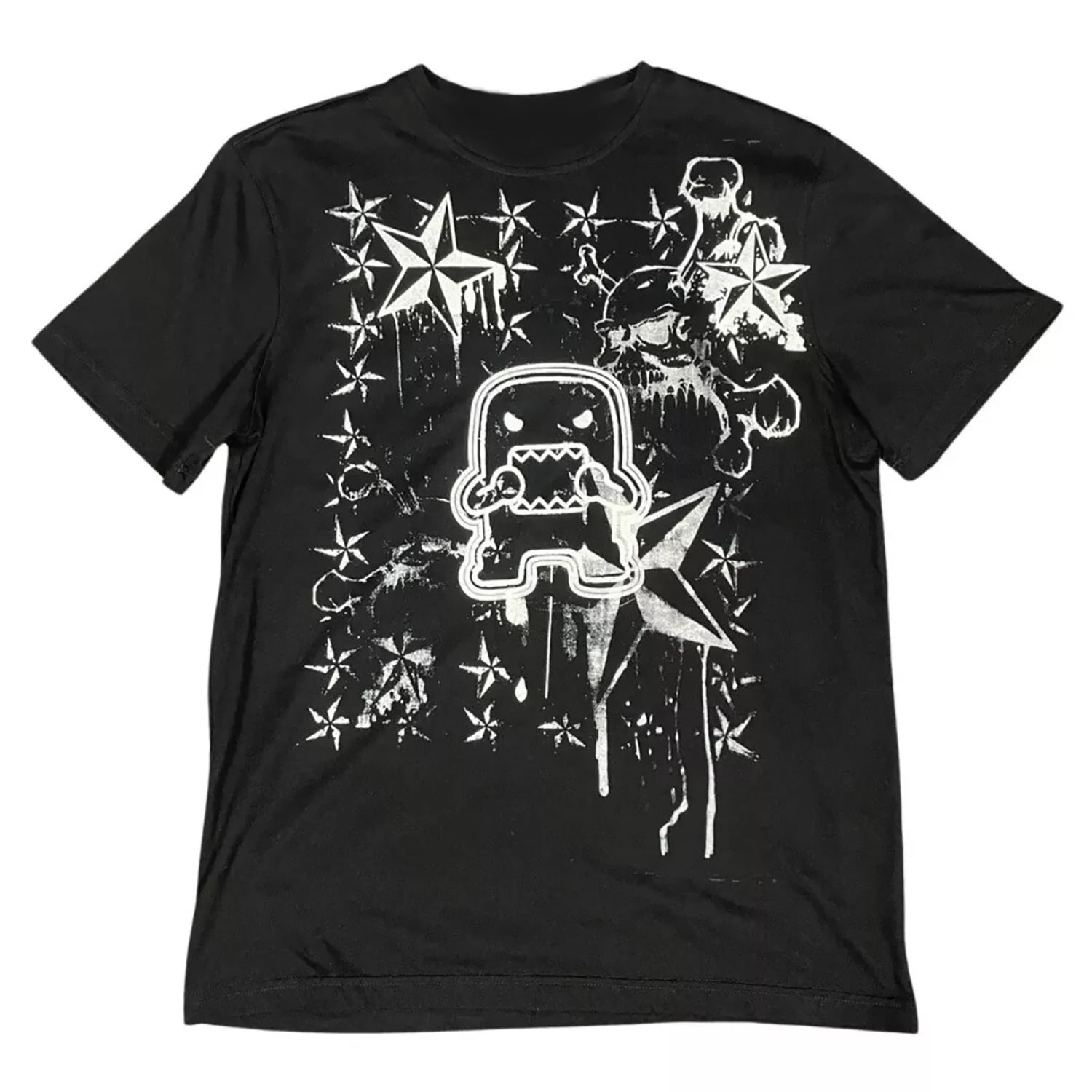 Domo Kun Grunge Y2K Style T Shirt Tapout Emo Goth Hello Kitty Amity ...