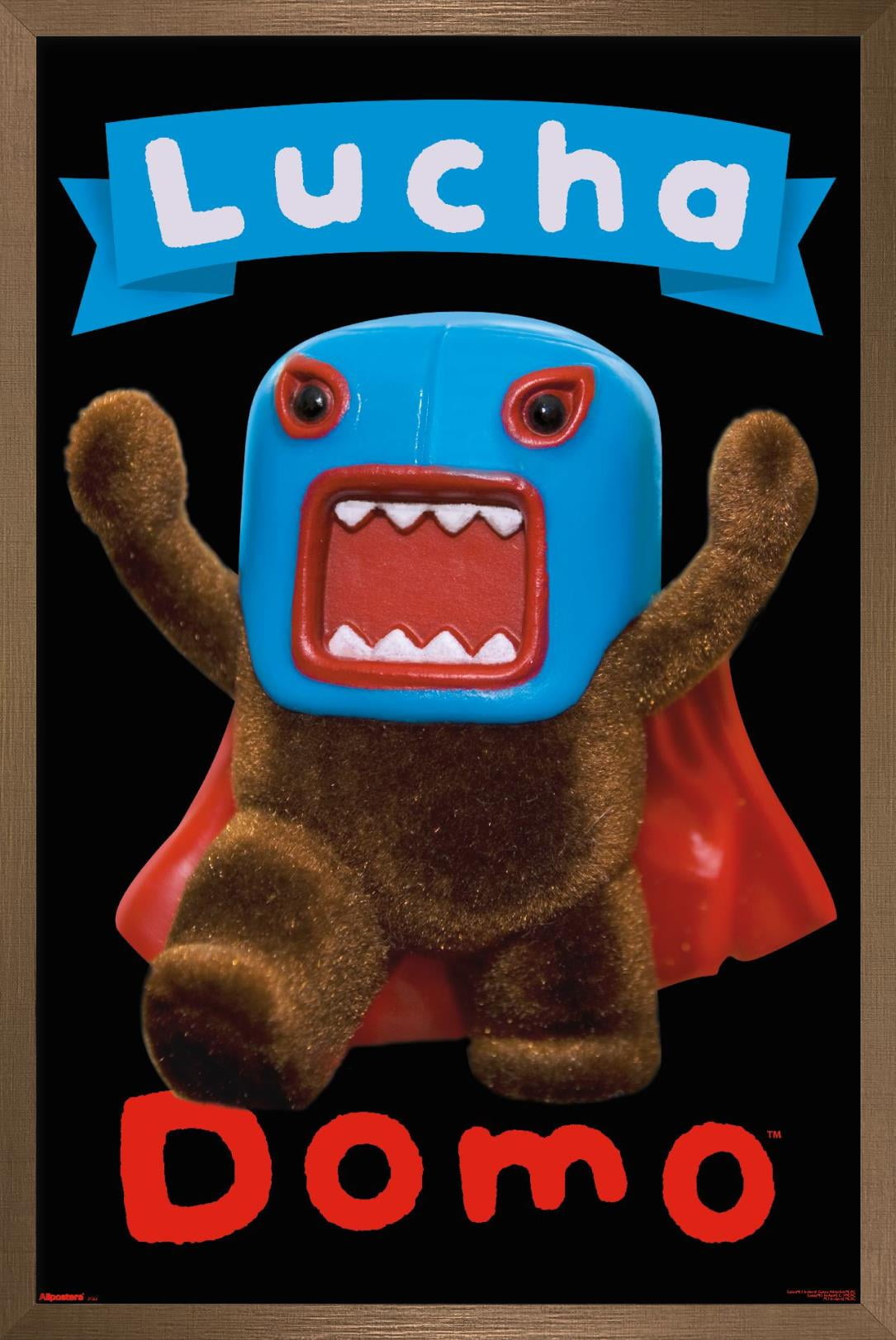 Domo - Lucha Libre Power Wall Poster, 14.725" x 22.375" Framed ...
