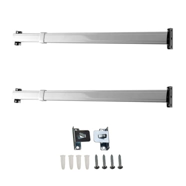 Design Products Flat Sash Rods 6-11 inches (Set of 4) - White - Walmart.com