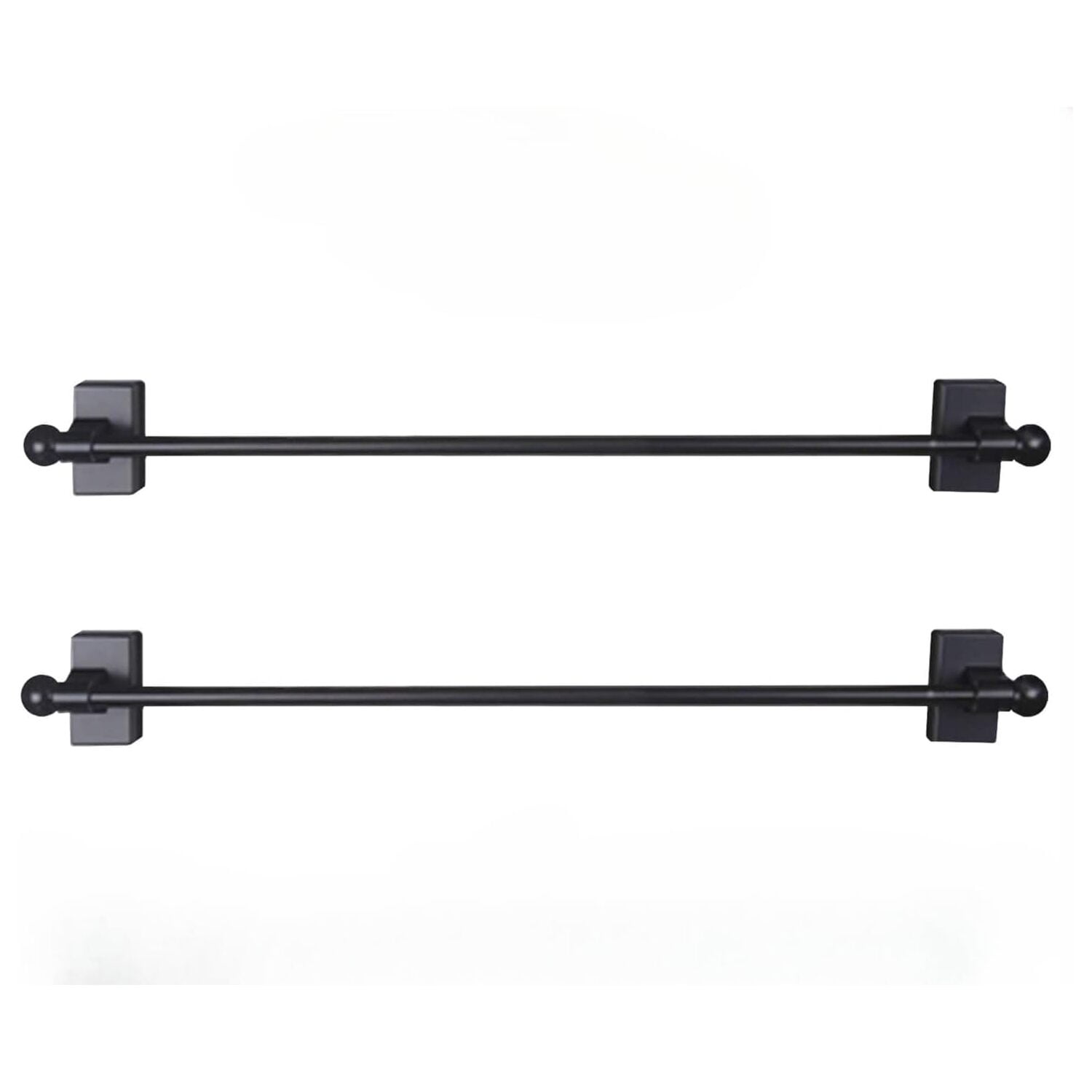 Domovina Self-adhesive/ Wall Mount Rod 17-30 inches long (Set of 2 ...