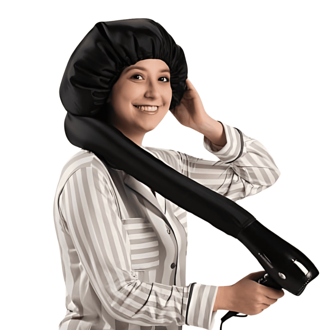 Dompel Black Satin Diffuser Cap | Enhance Hair Drying, Reduce Frizz ...
