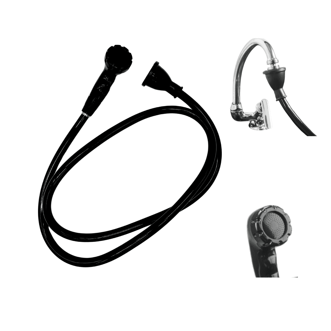 Dompel Hose Shower Adapter Kit - Multi-Purpose Faucet to Hose Connector ...