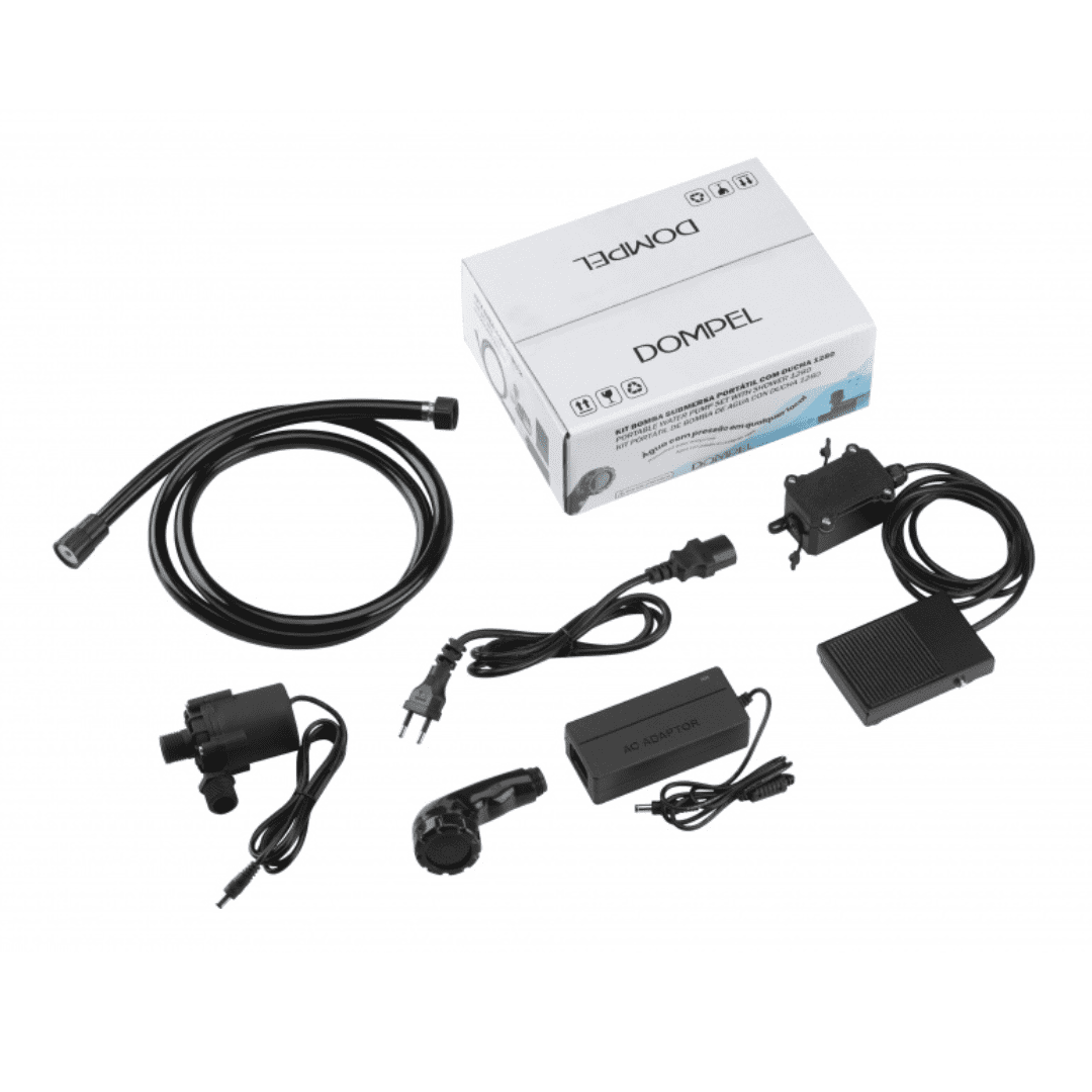 Dompel Portable Shower with Submersible Pump – Ideal for Professional ...