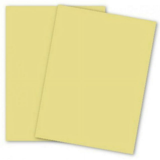 Domtar Colors - Earthchoice CANARY Opaque Text - 8.5 x 14 Paper - 24/60 ...