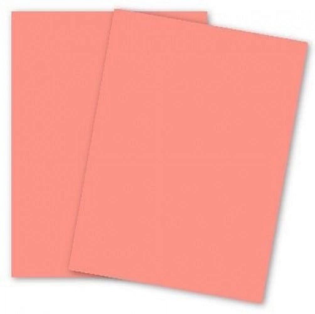 Domtar Colors - Earthchoice SALMON - 8.5 x 11 Card Stock Paper - 90lb ...