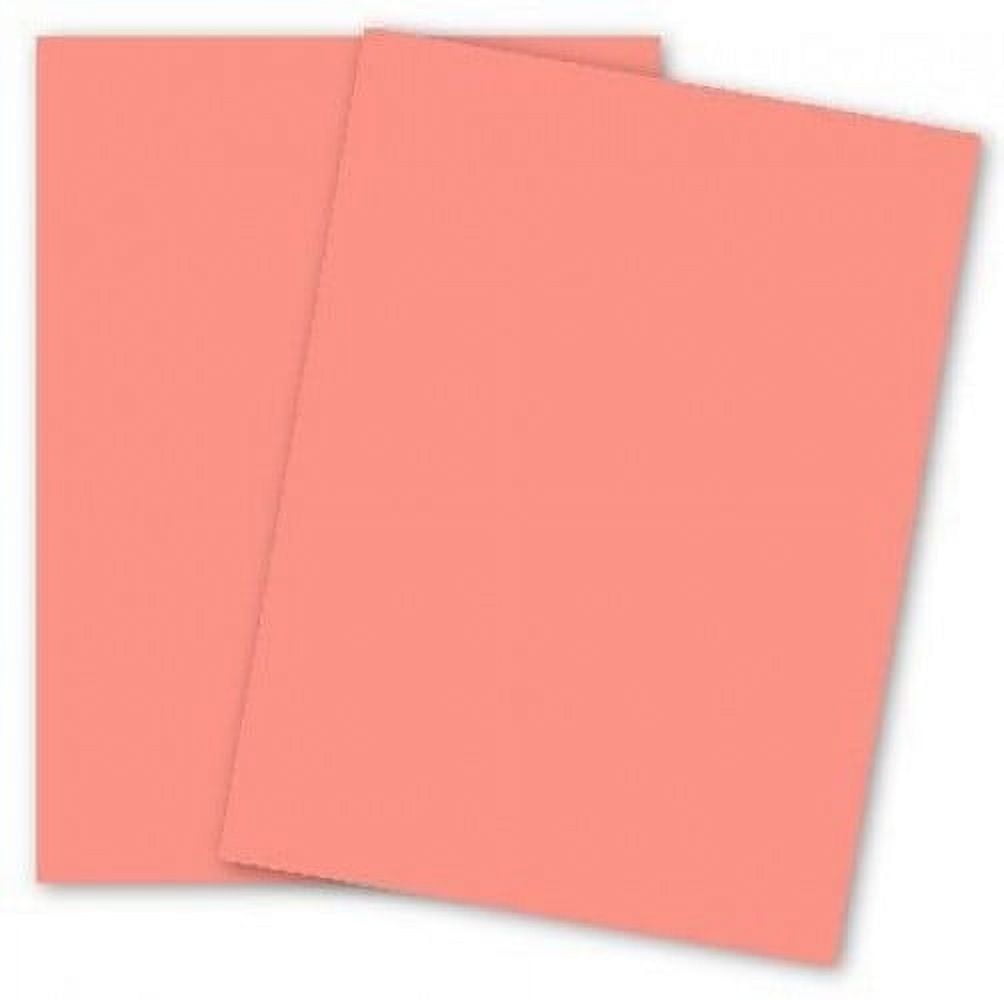 Domtar Colors - Earthchoice SALMON - 8.5 x 11 Card Stock Paper - 90lb ...