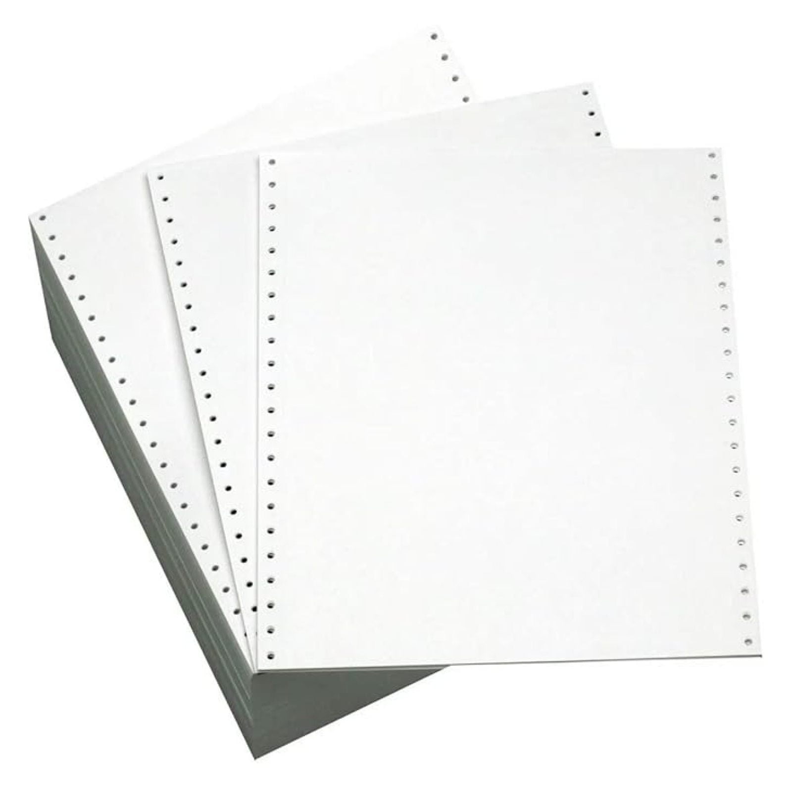 Domtar Continuous Form Paper, Clean Edge Perforation, 9 1/2" x 11", 20 ...