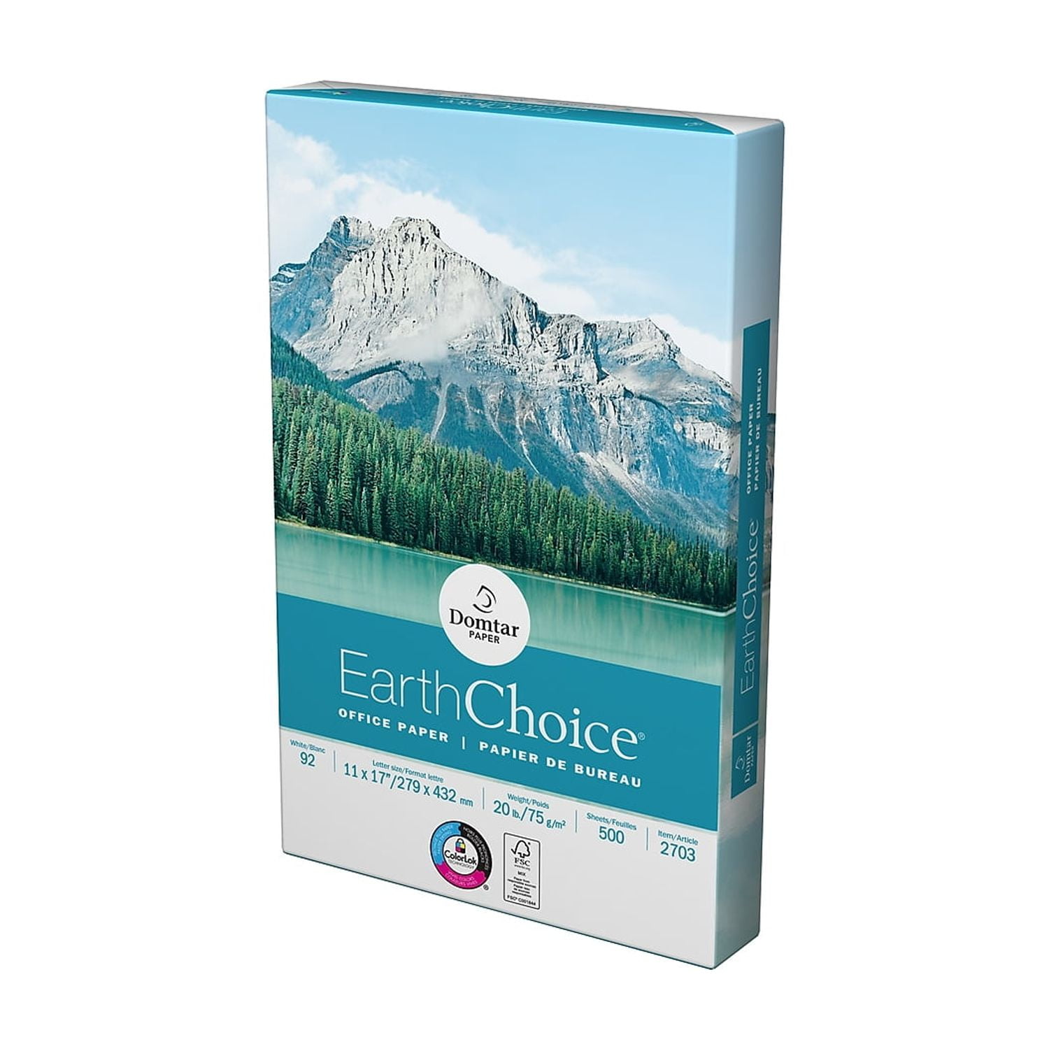 Domtar EarthChoice 11" x 17" Multipurpose Paper 20 lbs. 2703 - Walmart.com