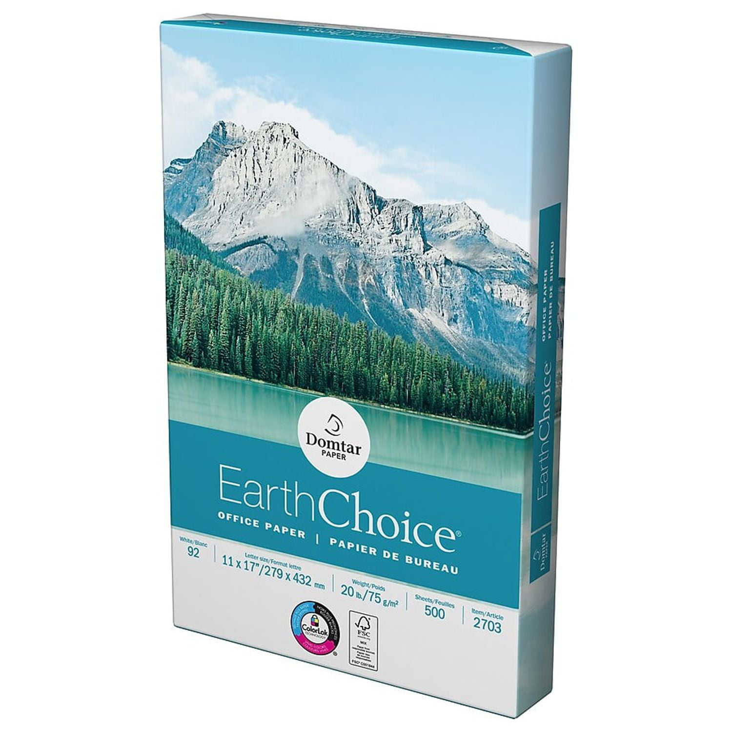 Domtar EarthChoice 11" x 17" Multipurpose Paper 20 lbs. 2703 - Walmart.com