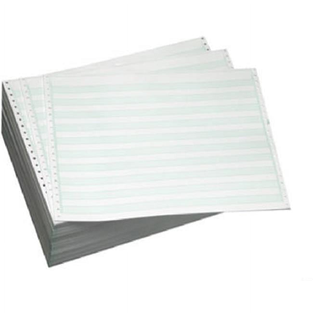 Domtar Paper 141108 14.90 in. Computer Paper- 3000 Sheets- Green ...