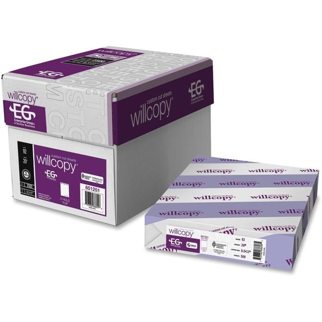 Domtar Paper DMR Punched Top Custom Cut Sheet - Walmart.com