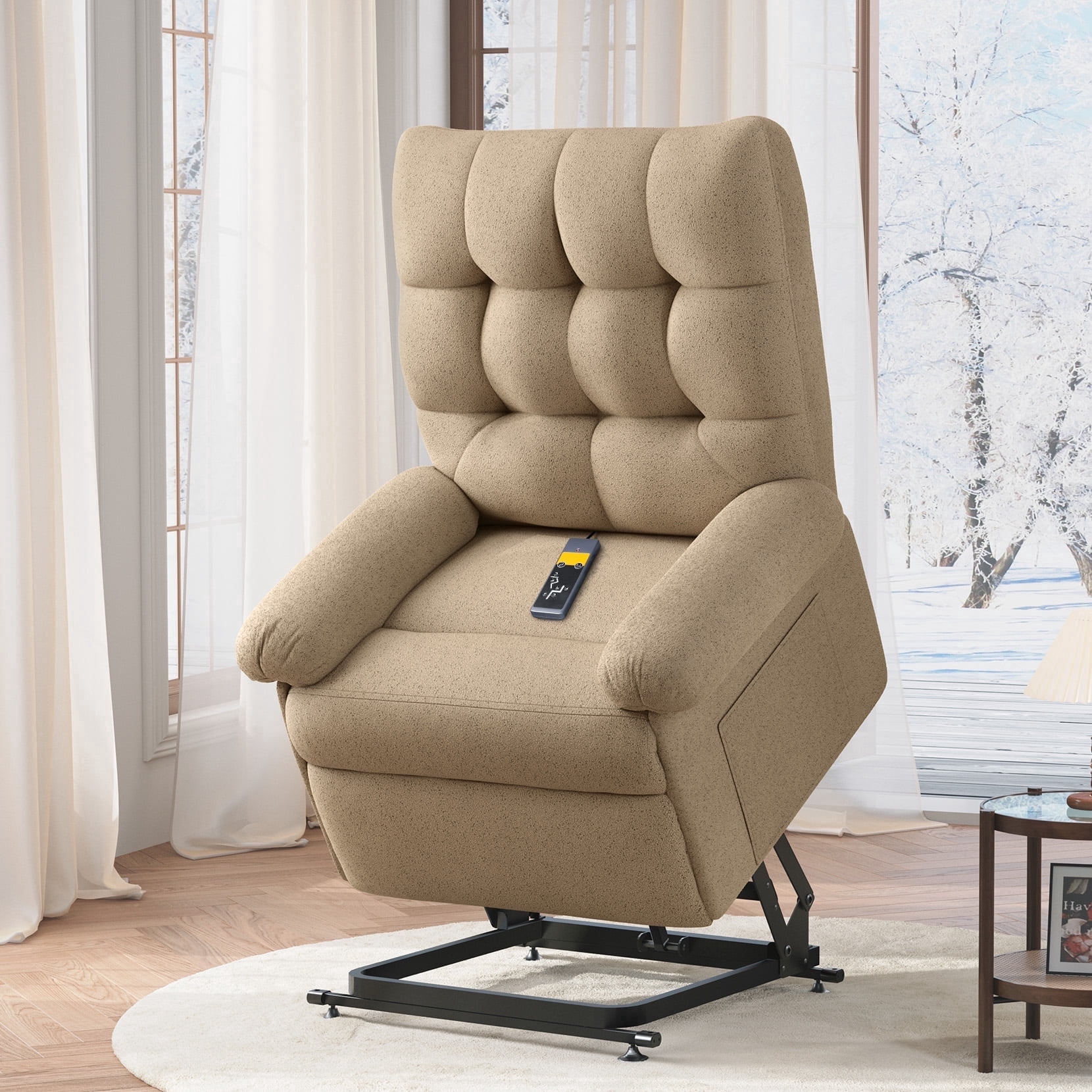 Domusensus Power Lift Recliner Chair, Triple Motor, Assisted Standing ...
