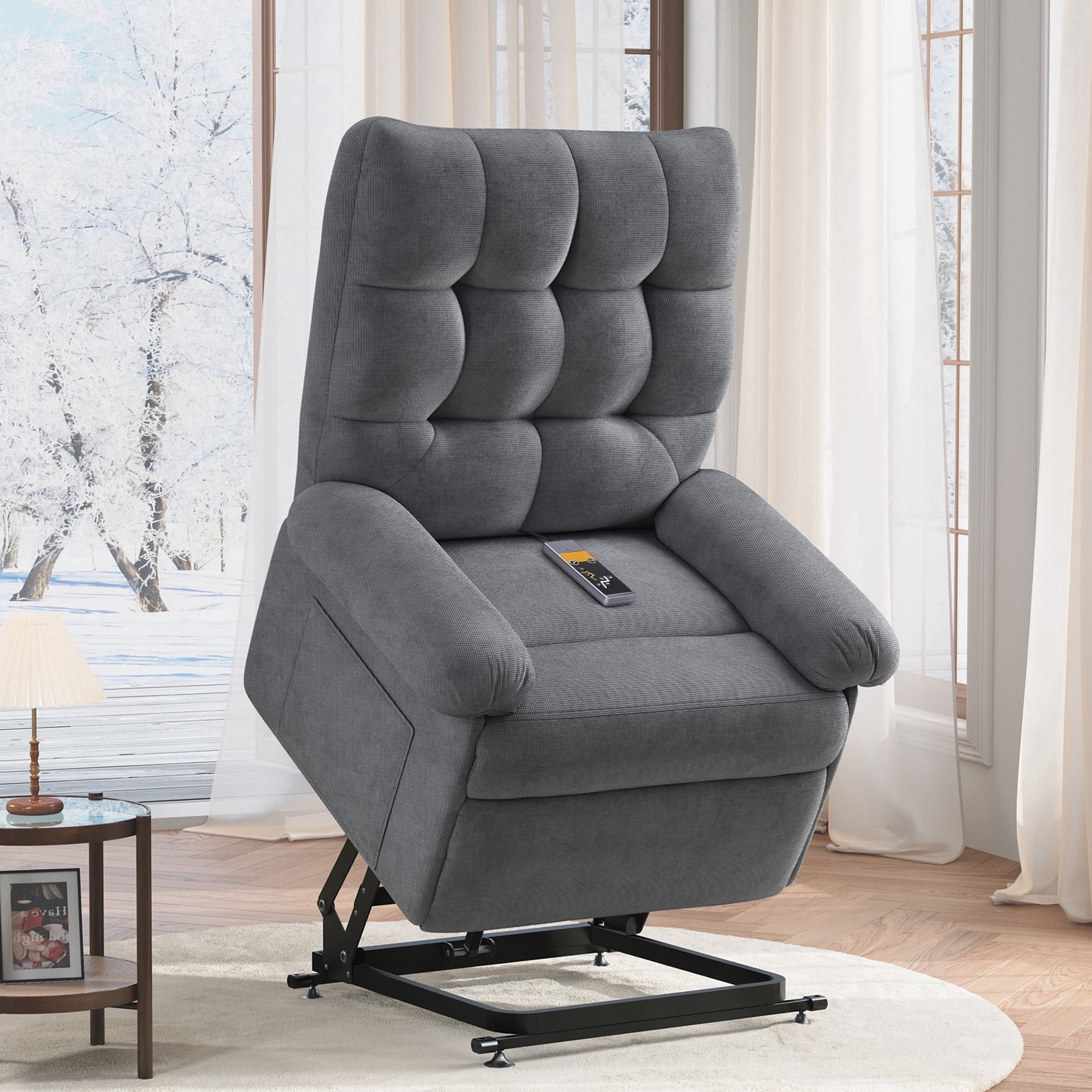 Domusensus Power Lift Recliner Chair for Elderly, Triple Motor Infinite ...