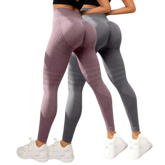 Domuza 2pc Anti Cellulite Leggings Womens Butt Lifting Tummy Control ...