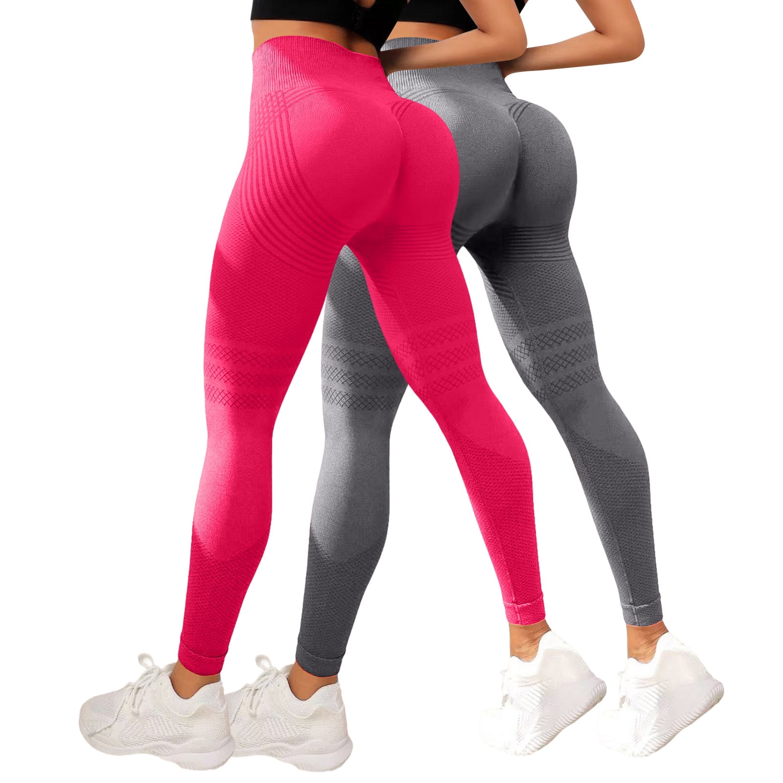 Domuza 2pc Anti Cellulite Leggings Womens Butt Lifting Tummy Control ...