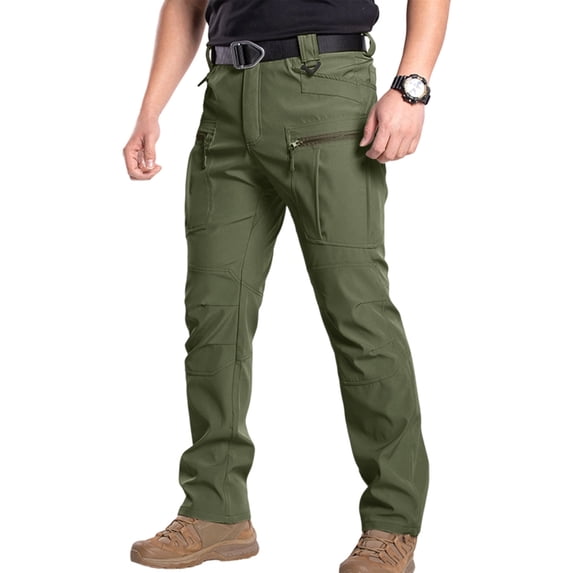 Domuza Cargo Pants for Men Ripstop Waterproof Hiking Pants Stretch Work ...