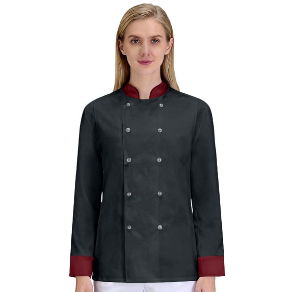Domuza Chef Shirts for Women Men Long Sleeve Classic Cleaning ...