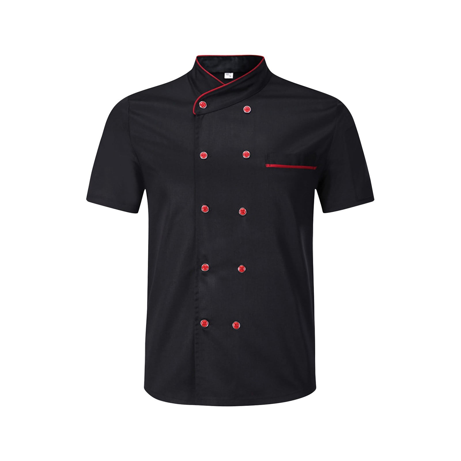 Domuza Chefs Uniforms for Men Women Food Service Short Sleeve Chefs ...