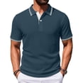 Domuza Mens Breeze Polo Shirt Stretchy Quick Dry Performance, Short ...