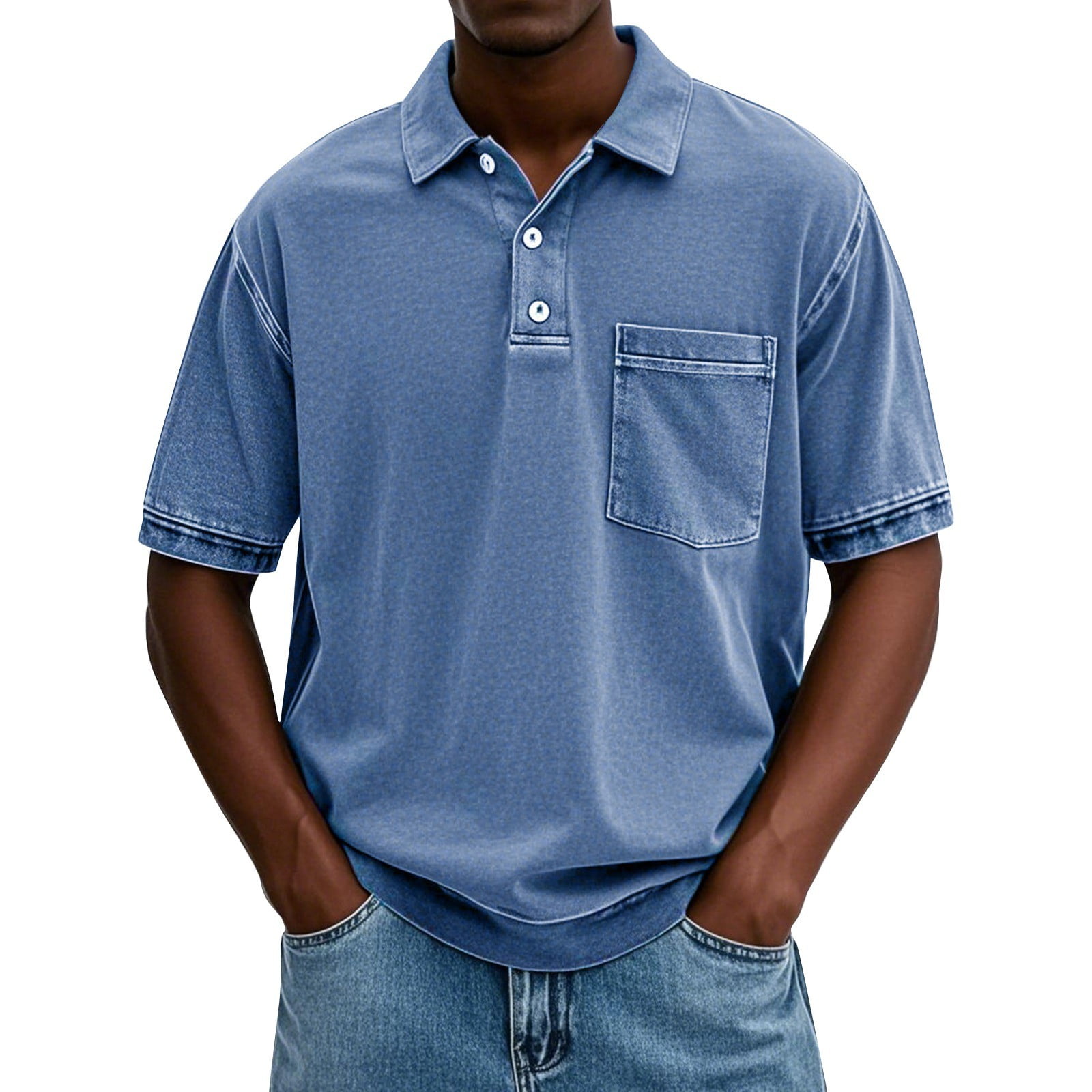 Domuza Mokaloha Mens Shirts Vintage Washed and Distressed Short Sleeve ...