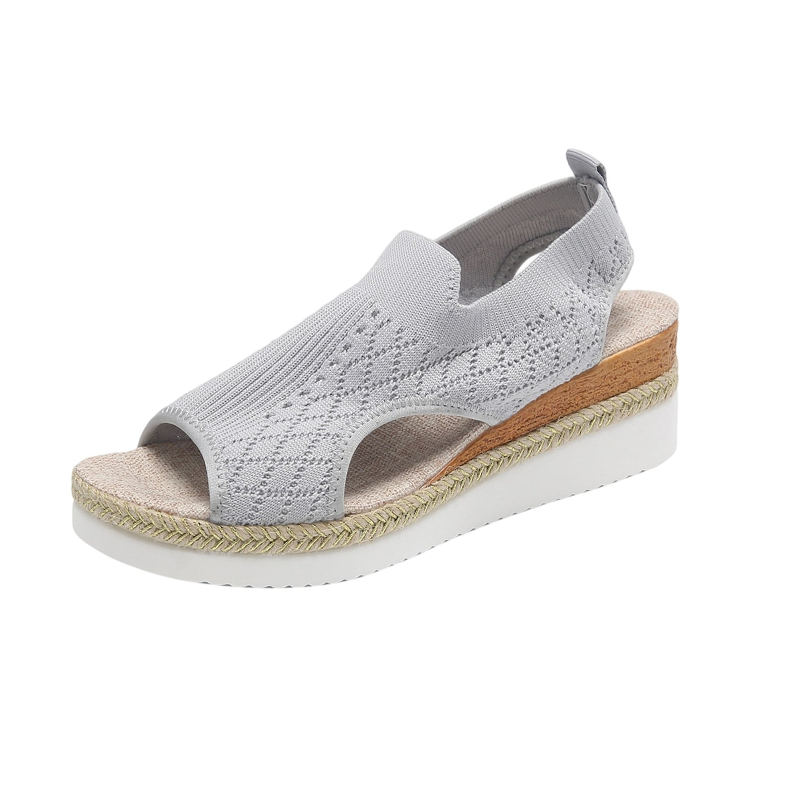 Domuza Orthopedic Casual Sandals for Women Non Slip Slip on Arch ...