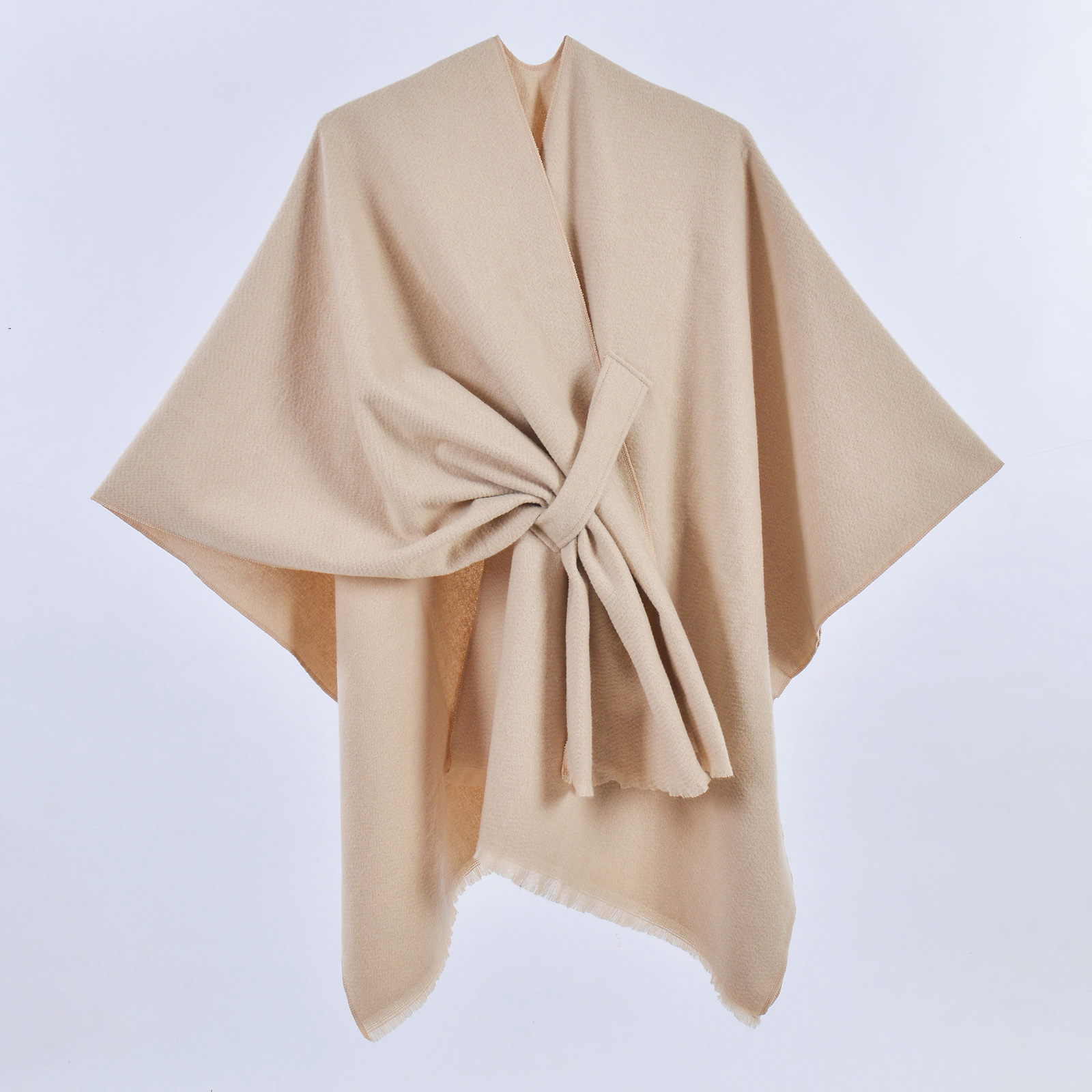 Domuza Shawl Wraps for Women Warm Cross Front Poncho Sweater Elegant ...