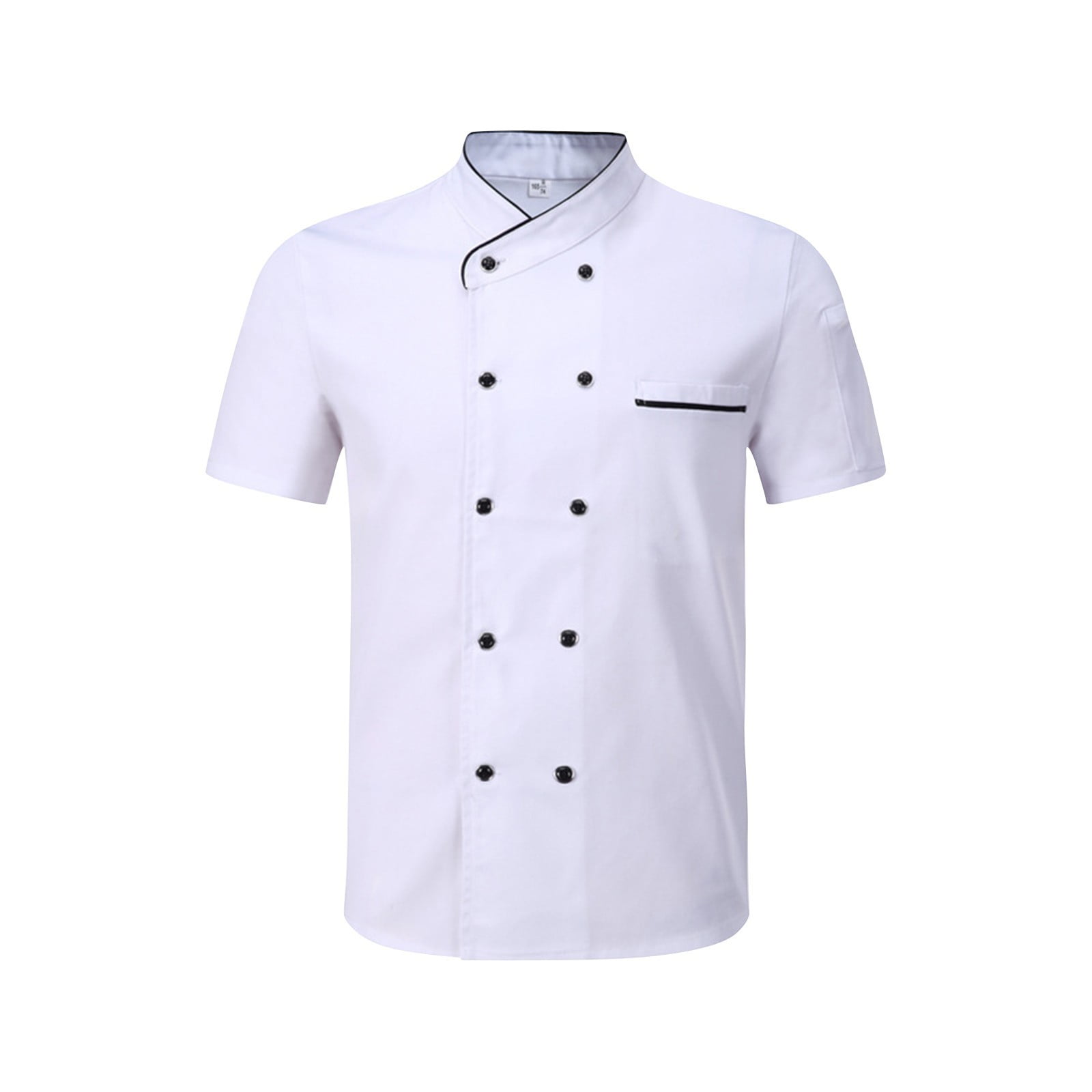 Domuza Unisex Chef Uniforms Food Service Short Sleeve Chef Coat ...