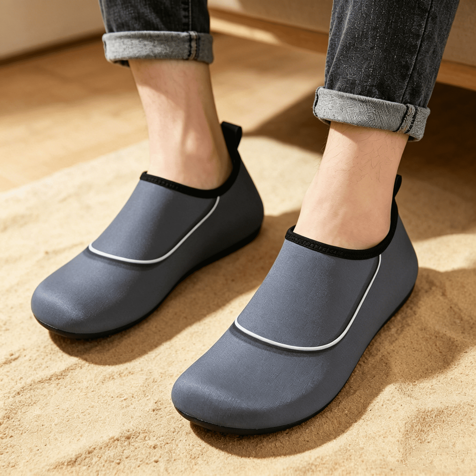 Domuza Unisex Quick-Dry Water Shoes, Breathable Barefoot Aqua Socks ...