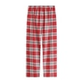 Domuza Women's Pajamas Pants Plaid Soft Comfy Elastic Waist Straight ...
